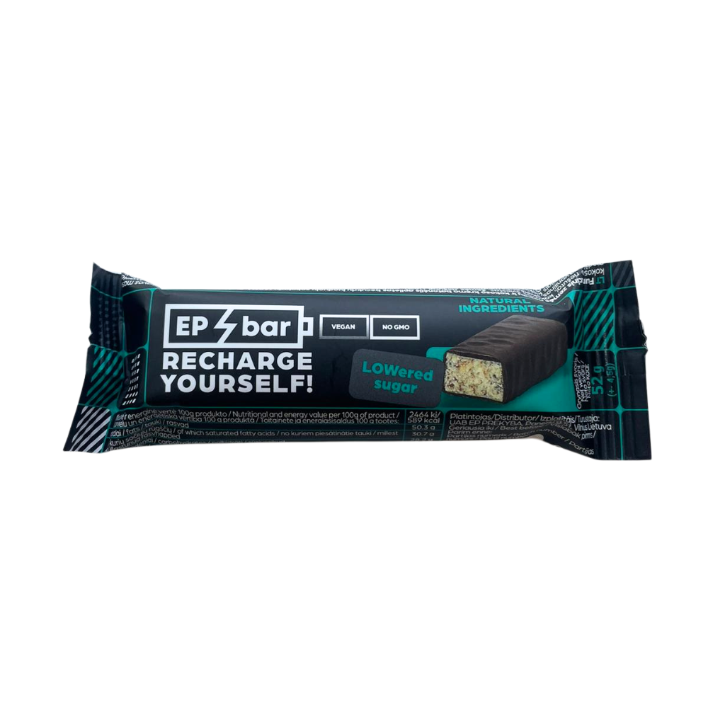 Energy bar with coconut and peanut cream, 52g. – EPbar | UK
